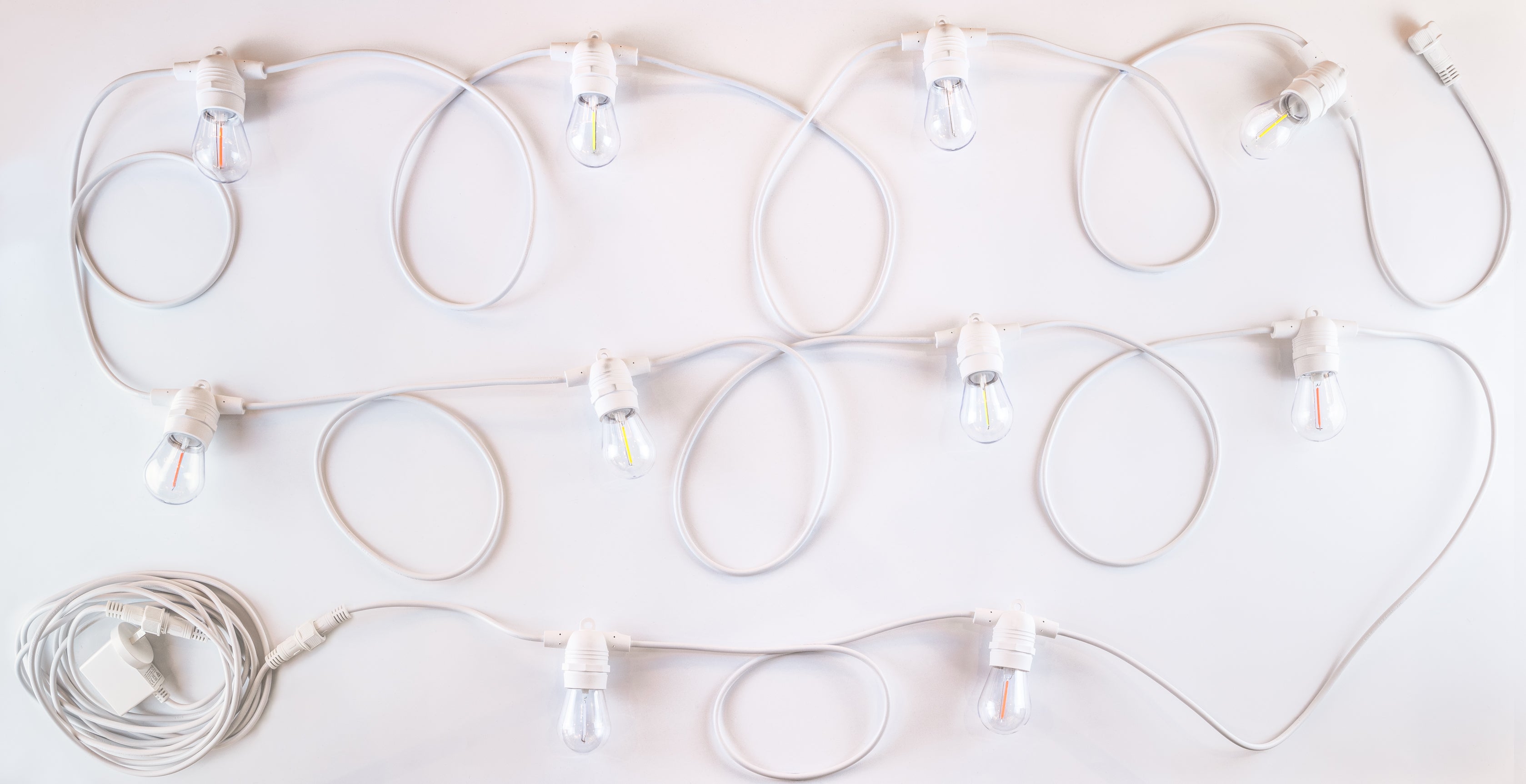 FESTOON KIT 10XE27 12V MULTI-COL White FIXED